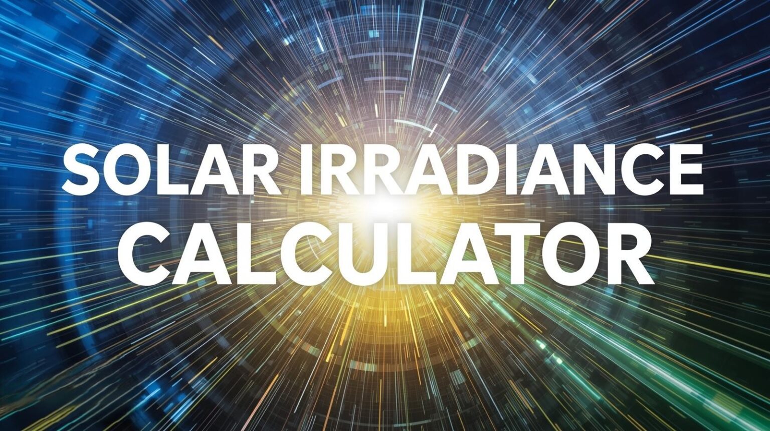 Solar Irradiance Calculation Guide – Solar Times